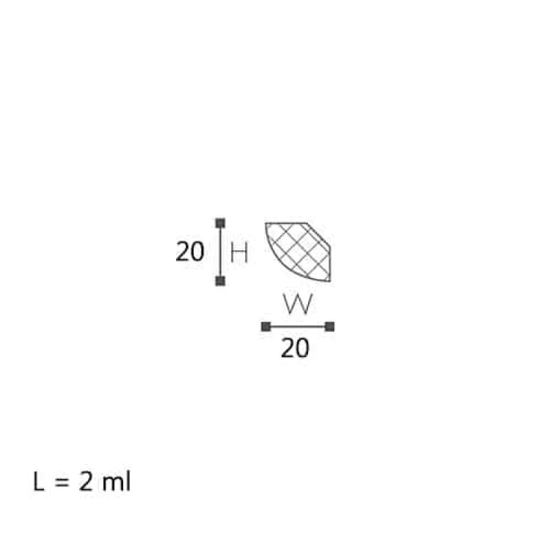 Cornisa din polistiren pentru tavan DYNAMIC® LX-20- NMC Romania