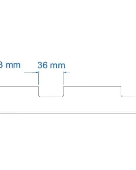 Termosistem Decorativ Fuga Panel 2 - 500x40x2000