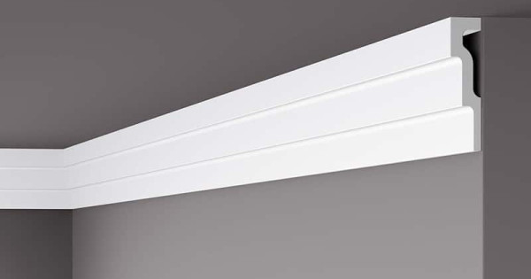 Cornișa polistiren decorare perete NOMASTYL® M1 - NMC Romania