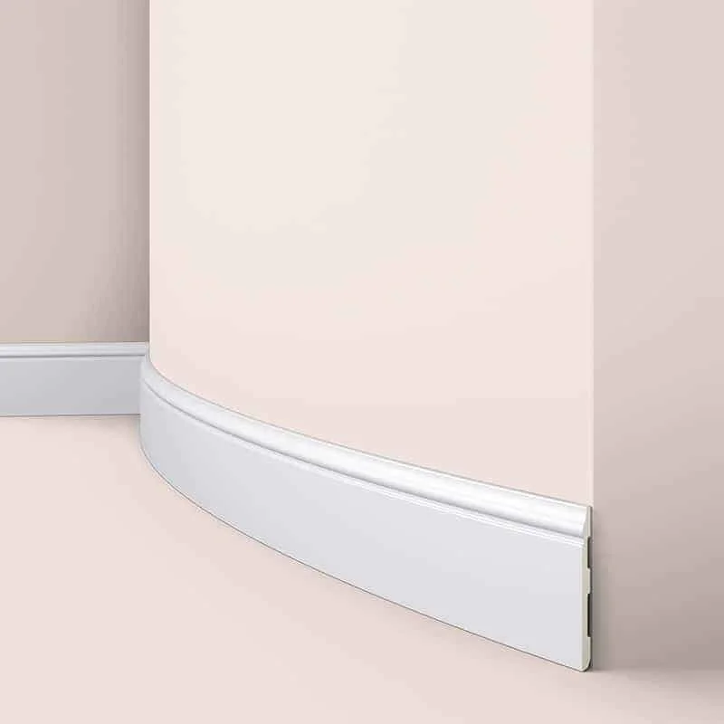 Plinta flexibila alba din poliuretan WALLSTYL FL1 Flex - NMC Romania