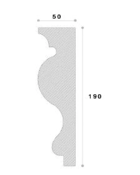 Cornisa acoperis, din poliuretan ADRo-Decor NC103 - NMC Romania