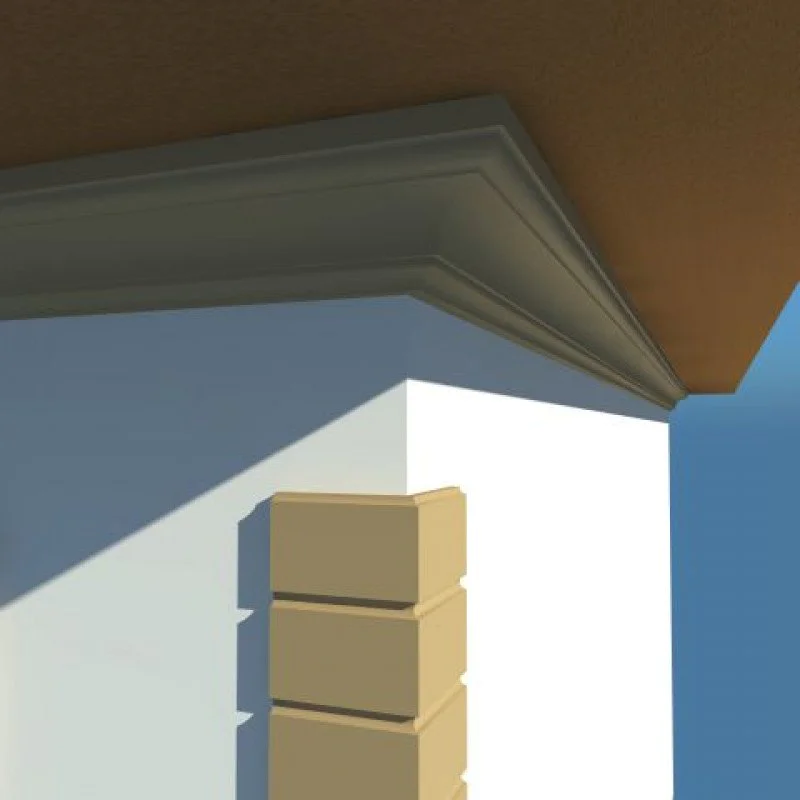 Cornisa acoperis din polistiren ADRo-Decor NC117