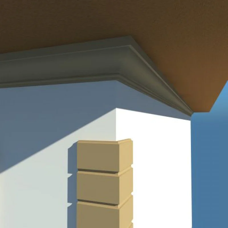 Cornisa polistiren de exterior ADRo-Decor NC140