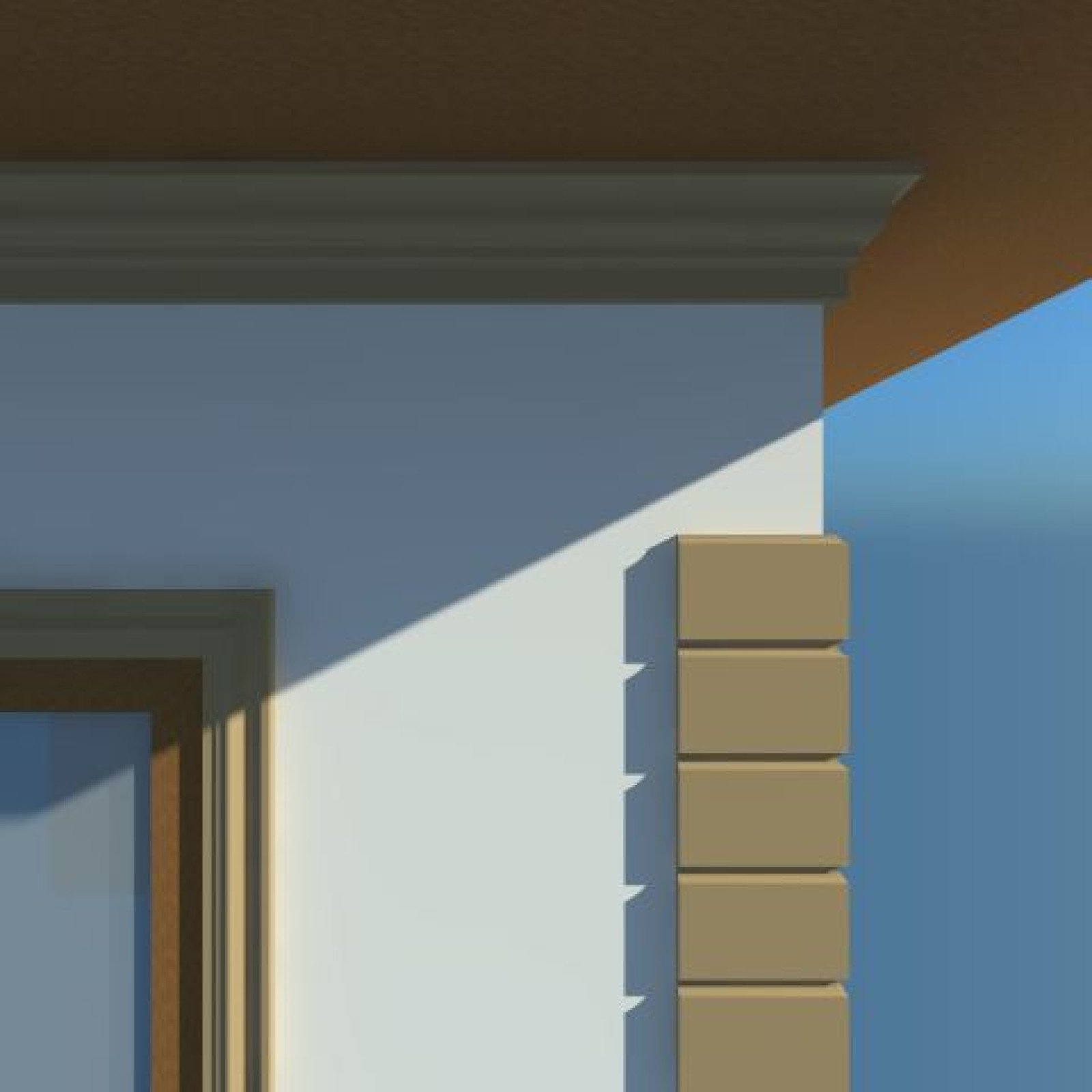 Cornisa pentru acoperisul casei ADRo-Decor NC158