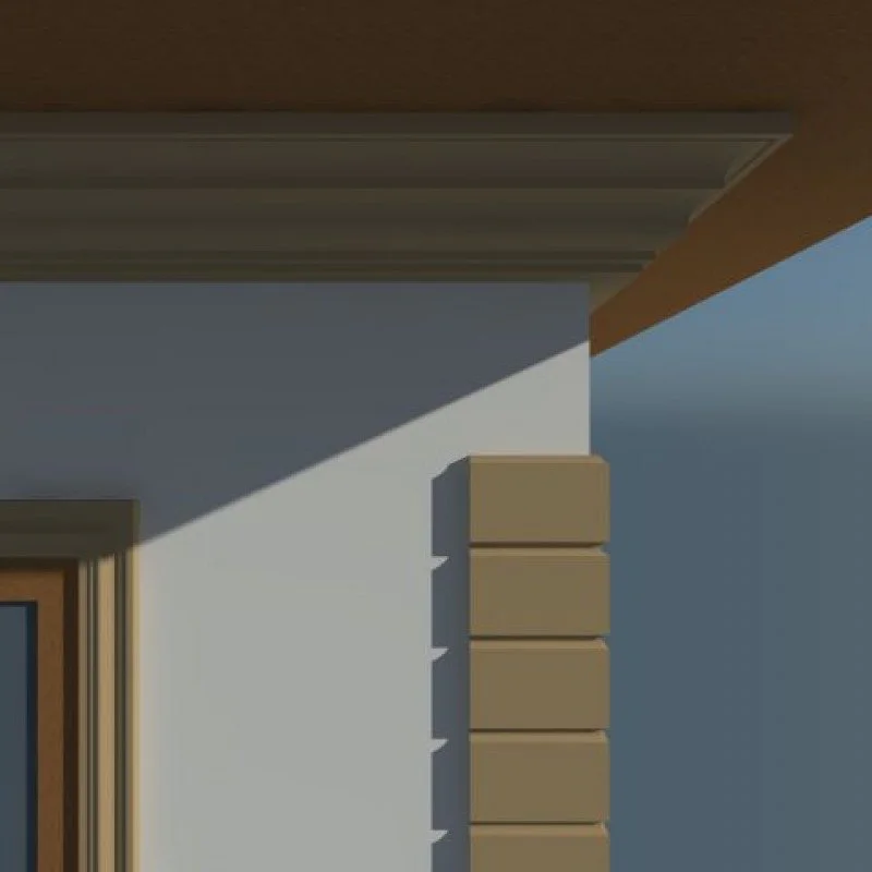 Cornisa pentru acoperisul casei ADRo-Decor NC161