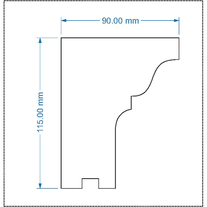 Solbanc ferestre NS110 din polistiren cu rasina - NMC Romania