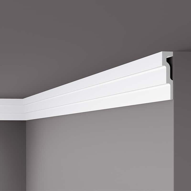 Cornișa polistiren decorare perete NOMASTYL® M1 - NMC Romania